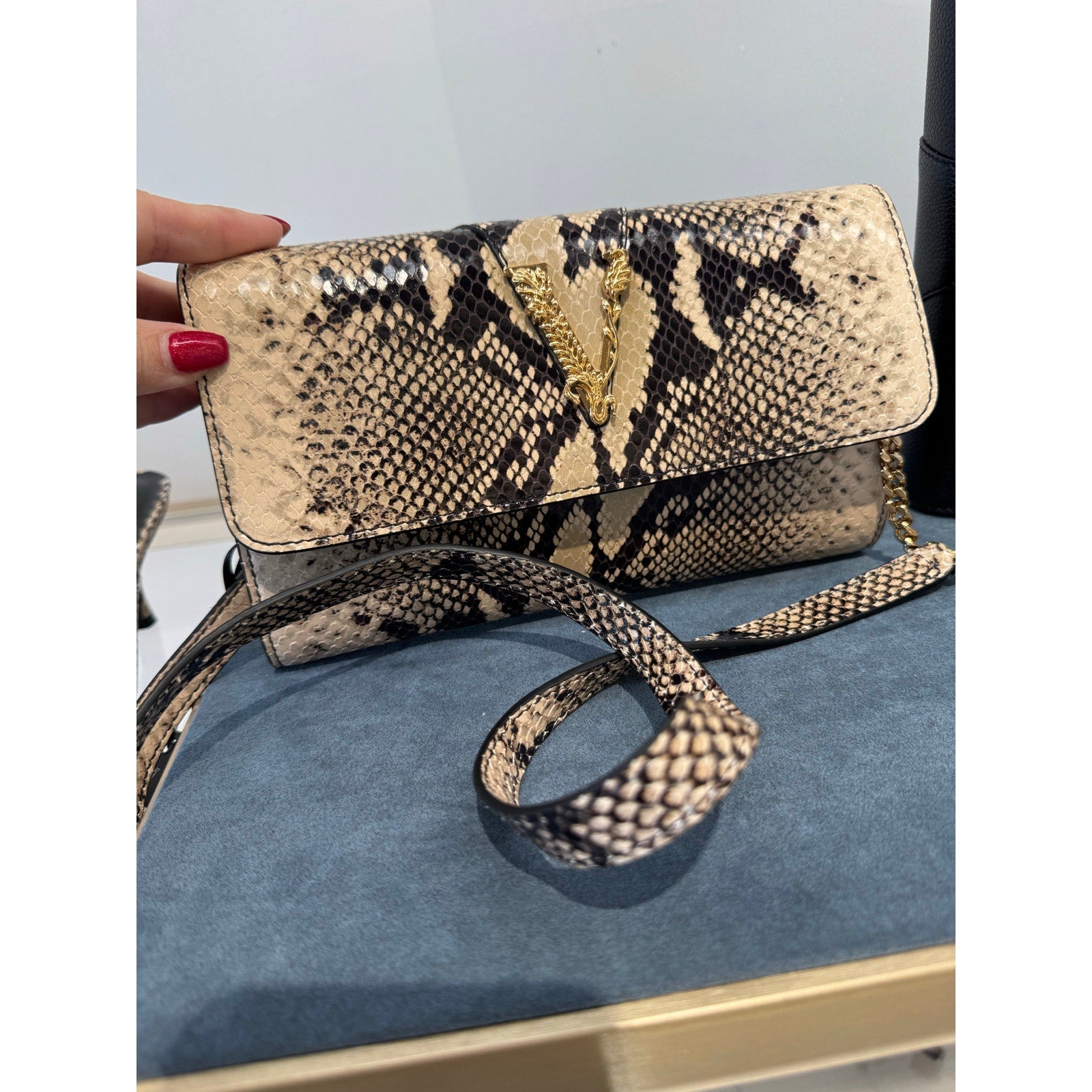 BRAND NEW VERSACE Virtus W.O.C. - Python – 2ndLove Luxury Boutique